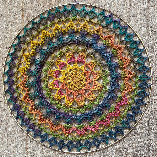 Ravelry: Early Morning Mandala pattern by Karin Åshammar/Virklust
