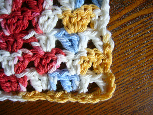 Ravelry: Beginner's Simple Shell Dishcloth pattern by Andy Collins