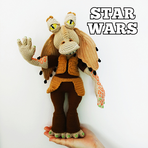 Ravelry: Jar Jar Binks pattern by Annea Leolea