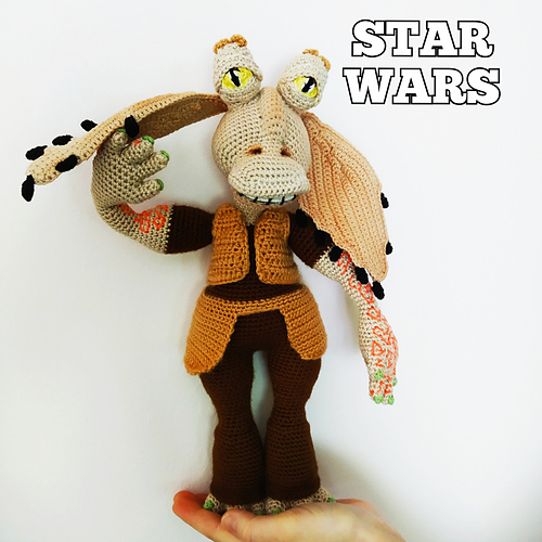 Ravelry: Jar Jar Binks pattern by Annea Leolea