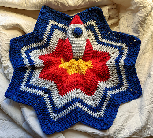 Ravelry: Rocket Ship Lovey pattern by Angela Thomas