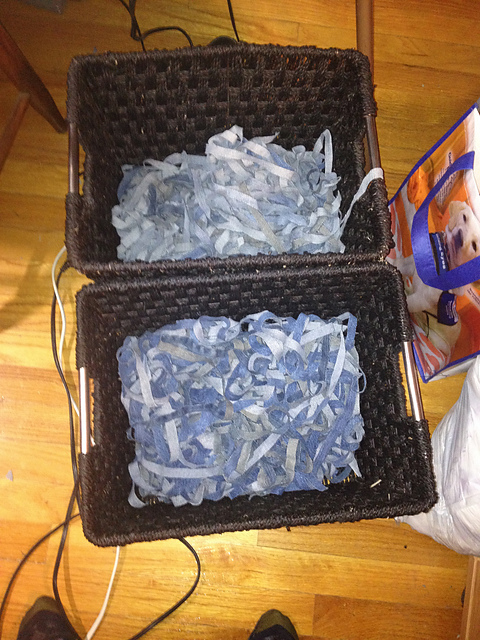 Ravelry: AngelaYandel's Blue Jean Rag-Rug Staircase Runner