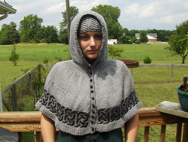 Ravelry: AngierAnne's Medieval Style Hooded Mantle