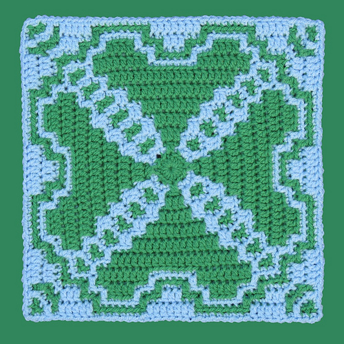 Ravelry: Lucky Shamrock Tile pattern by Ann Lacko