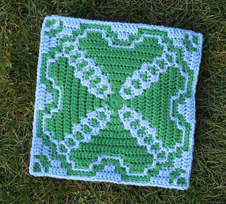 Ravelry: Lucky Shamrock Tile pattern by Ann Lacko
