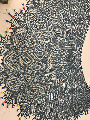 Ravelry: River of Time Shawl pattern by Anna Danilova