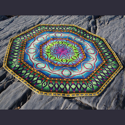 Ravelry: Northern Lights DK Blanket pattern by Lucy Neatby