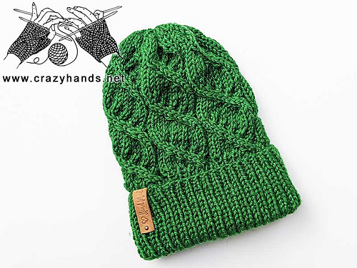 Ravelry: Helix Cables Knit Hat pattern by Annanitato Lolo