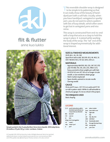 Ravelry: Flit & Flutter pattern by Anne Kuo Lukito