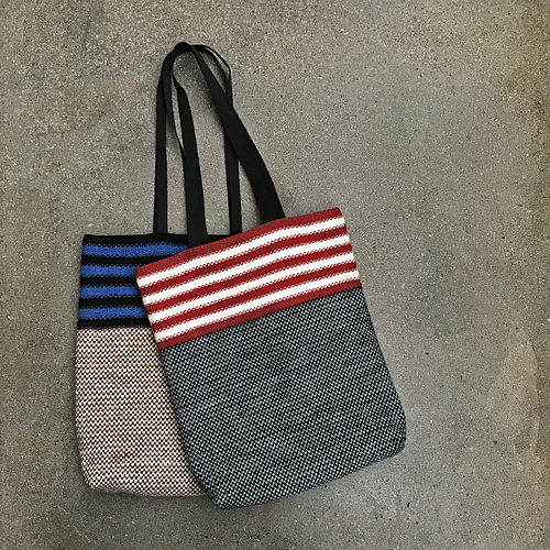 Ravelry: Bag and covers pattern by Anne Ventzel