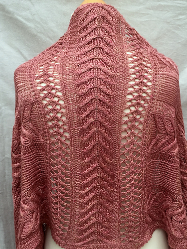 Ravelry: Staghorn Cable Wrap pattern by Anne Scahill
