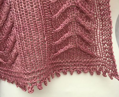 Ravelry: Staghorn Cable Wrap pattern by Anne Scahill