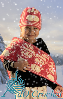 Ravelry: Snowmen Scarf and Beanie pattern by Anneke den Outer