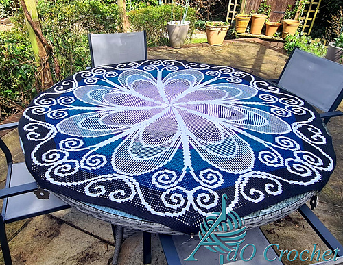 Ravelry: Flower Octagon tablecloth pattern by Anneke den Outer