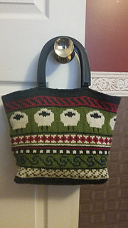 Ravelry: Anng23's Fair Isle Sheep Bag