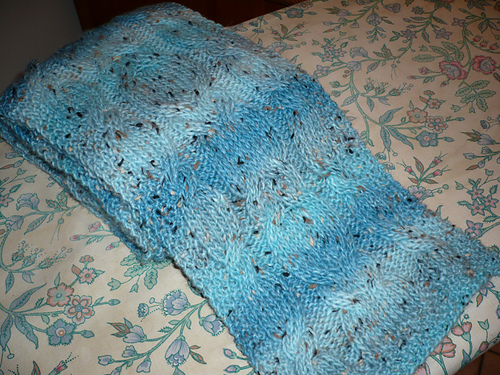 Ravelry: Blue Ice Scarf pattern by Annick Willemans