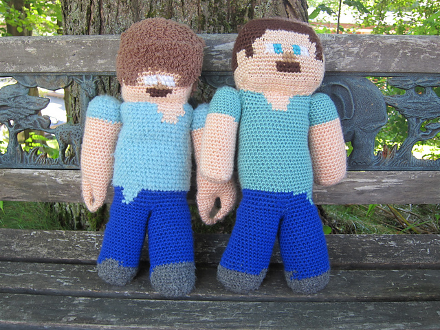 Ravelry: AnnieJeanson's Steve from "Minecraft"