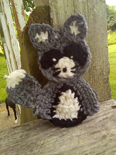 Ravelry: Rocky Raccoon Applique pattern by Ann J Bacon