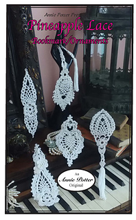 Ravelry: Pineapple Lace Bookmarks pattern by Annie Potter Presents