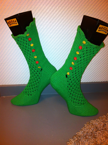 Ravelry: High Button Socks pattern by Bridget Landry