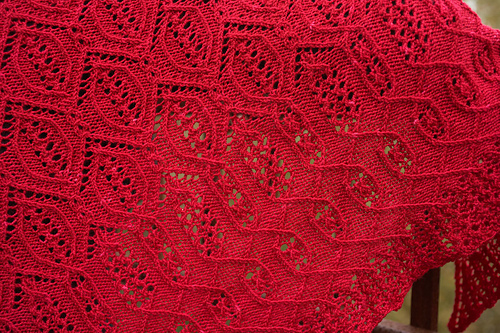 Ravelry: Cartouche Shawl pattern by Janelle Martin