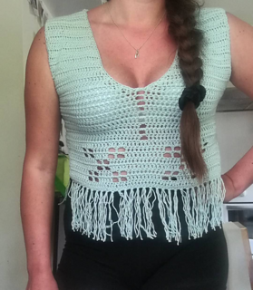 Ravelry: The square five top pattern by Amanda Persson