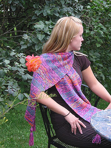 Ravelry: Glorious Garter Wrap pattern by Cindy Jackson