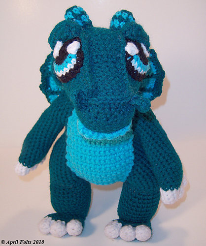 Ravelry: Dreamy the Blue Dragon pattern by April Draven