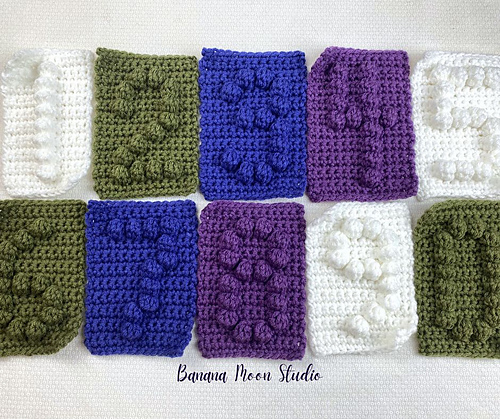 Ravelry: Bobble Stitch Numbers pattern by April Garwood