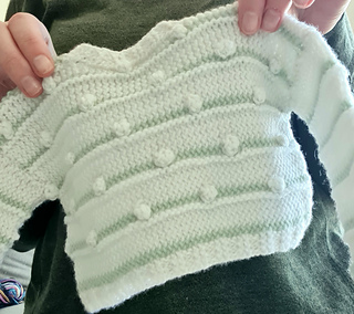 Ravelry: Bobble Sweater Baby pattern by Krystal Shackley
