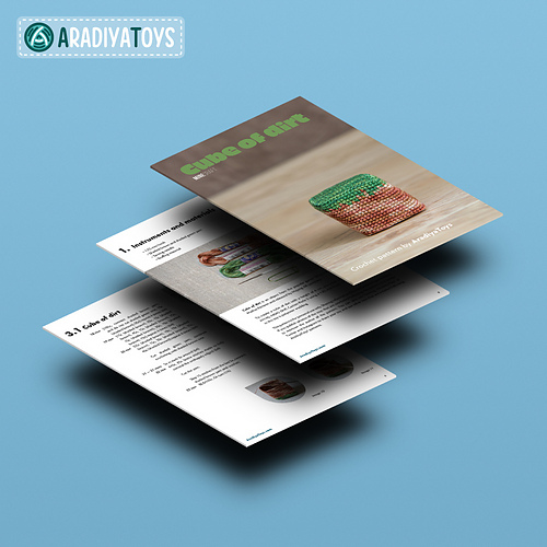 Ravelry: Cube of Dirt from "Minecraft" pattern by Olka Novytska