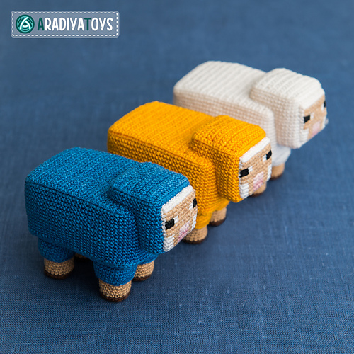 Ravelry: Sheep from "Minecraft" pattern by Olka Novytska