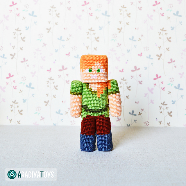 Ravelry: Alex from "Minecraft" pattern by Olka Novytska