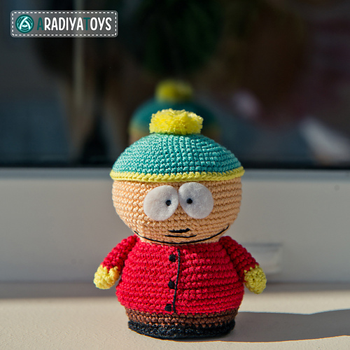 Ravelry: Eric Cartman from "South Park" pattern by Olka Novytska