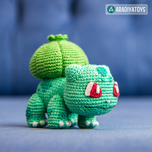 Ravelry: Bulbasaur from "Pokemon" pattern by Olka Novytska