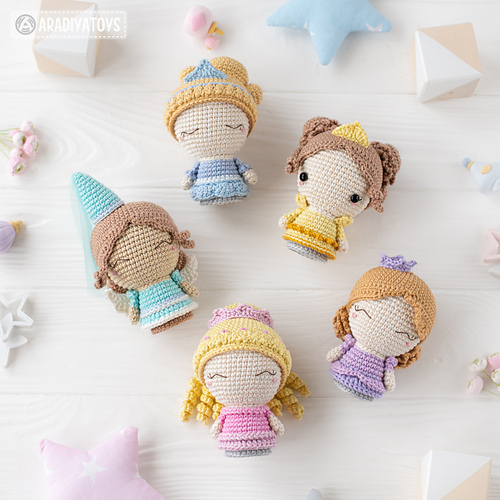 Ravelry: Mini Princesses (Princess, Fairy) pattern by Olka Novytska