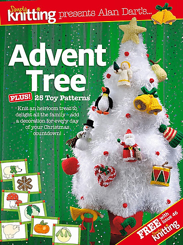 Ravelry: Simply Knitting 46, October 2008, Advent Tree Supplement ...