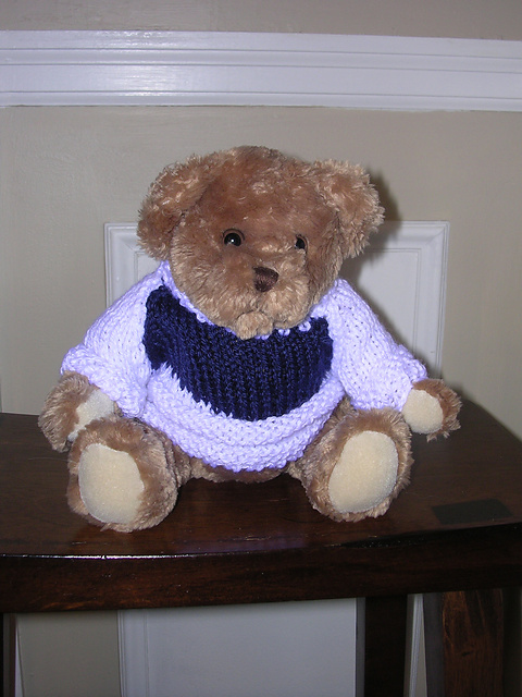 Ravelry: Teddy Bear Sweater pattern by Anita J. Tosten