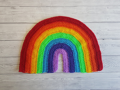 Ravelry: Crochet Rainbow pattern by Crafting Happiness