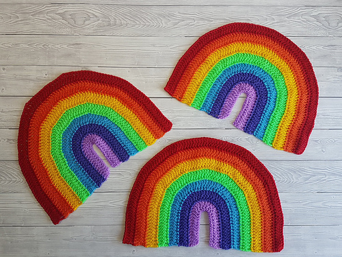 Ravelry: Crochet Rainbow pattern by Crafting Happiness