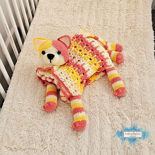 Ravelry: 3in1 Calico Cat Baby Blanket pattern by Crafting Happiness