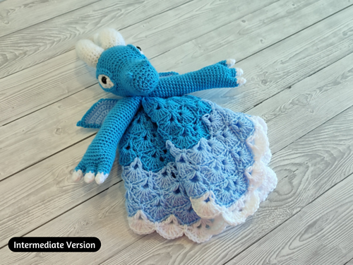 Ravelry: Blizzard The Ice Dragon Lovey Blanket pattern by Crafting ...