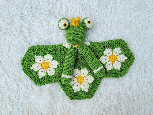 Ravelry: Froggy The Frog Baby Lovey pattern by Crafting Happiness