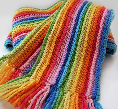 Ravelry: Crochet Ribbed Scarf pattern by Jenn Ozkan