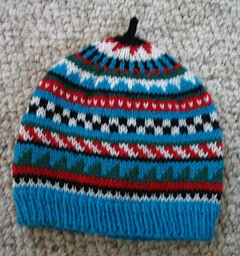 Ravelry: Child's Patterned Hat pattern by Ari Whitlow