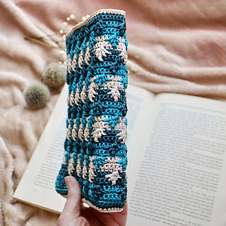 Ravelry: Frozen Moments Crochet Book Cover pattern by Marija Menaker