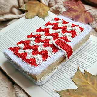 Ravelry: Candy Wave Book Cover pattern by Marija Menaker