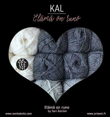 Ravelry: Elämä on runo - kirjoneulepeitto pattern by Sari Ojalehto