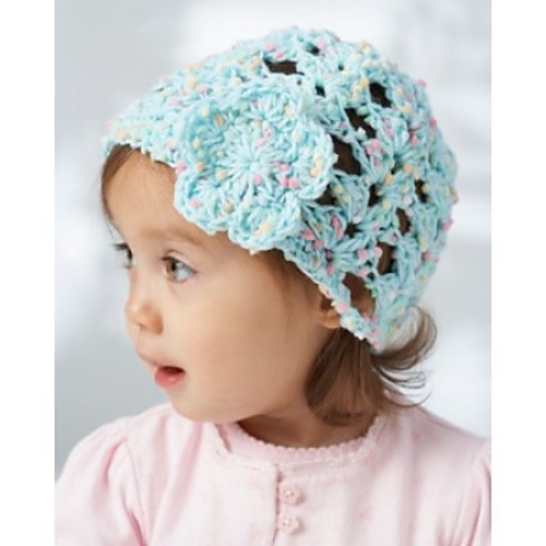 Ravelry: Lacy Shells Baby Hat pattern by Bernat Design Studio