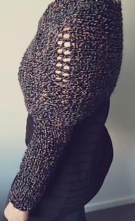 Ravelry: Whetu Reverse Wrap Shrug with Arm Warmers pattern by Aventura ...